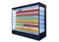 China Supermarket Fridge Multi Deck Open Chiller for Display Fruit Vegetable for sale