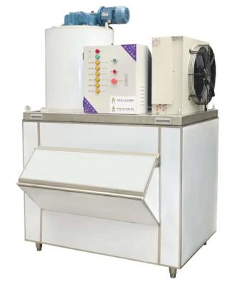 China Commercial Salt Water 3 Ton Per Day Seawater Flake Ice Machine For Supermarket for sale