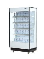China 2000*1060*2100 Multideck Commercial Display Fridge With Air Curtain for sale
