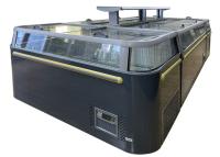 China Supermarket Sliding Door Commercial Ice Cream Display Chest Freezer With CE for sale