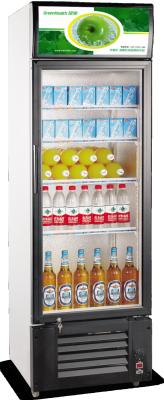 China One Door Commercial Beverage Refrigerator Glass Beer Fridge 360L for sale