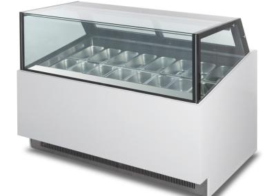 China Ultra Temperature Ice Cream Display Freezer Gelato Display Cabinet Fully Automatic for sale