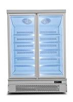 China Energy-Saving Upright Food Display Freezer with Fan Cooling and Adjustable Shelves for Supermarkets for sale