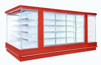 China Upright Display Freezer Open Deck Chillers Danfoss 4450*2370*2060 for sale