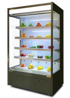 China Small Multi Deck Open Chiller Supermarket Showcase Plug In And Remote Type R404a for sale