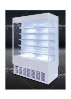 China Vertical Open Front Shop Drinks Display Chiller Multideck For Restaurant for sale