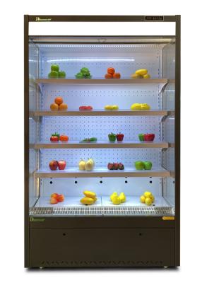 China Mini Multideck Freezer For Chain Store Grocery Shop Upright Open Chiller for sale