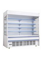 China 3M Hypermarket Grocery Multi Deck Open Fridge For Food Refrigeration for sale