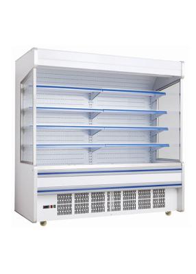 China 3M Hypermarket Grocery Multi Deck Open Fridge For Food Refrigeration for sale