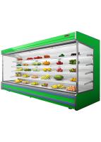 China A Style Commercial Open Cold Drink Display Cooler With 4 Layers for sale