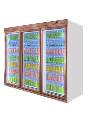 China Factory Price Air Cooling Milk Drink Display Chiller For Retail Store for sale