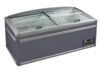 China Hypermarket Commercial Chest Freezer With Alluminum Coated Plate Glass Material for sale