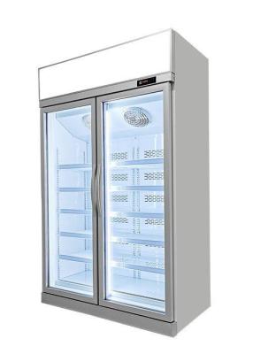 China Fashion Design No Fog Full Glass Frozen Stand Upright Freezer OEM Sevice for sale