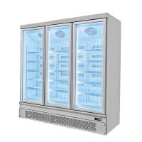 China Promotion Frozen Food Supermarket Display Refrigerator with Glass Door for sale