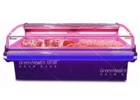 China Butchery Refrigeration Equipment Meat Display Freezer With Cool LED Light for sale