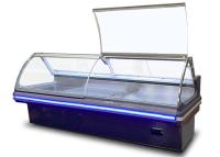 China Food Grade Deli Refrigeration Showcase Front And Back Sliding Door for sale