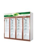 China Eco Friendly Commercial Vertical Glass Display Coolers For Beverage for sale