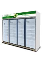 China Air Cooling Supermarket Beverage Stand Refrigerator Display Cabinet Temprature 2 To 8 for sale