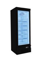 China -18~-22 Glass Door Commercial Upright Deep Freezer For Restaurant LED Lighting for sale