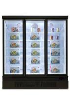 China Retail Store Vitrine Door Upright Fridge Cold Cabinet Display Freezers for sale