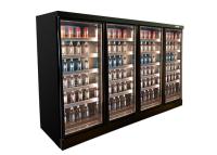 China Remote Compressor Auto Defrosting Multi Deck Soft Drink Display Chiller For Hotel for sale