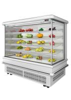 China Vertical Refrigerated Cooler Display Case Air Curtain Open Chiller For Vegetables And Fruits for sale