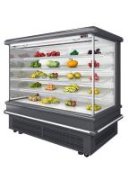 China 2.5m Supermarket Multi Deck Open Chiller with Dynamic Fan Cooling and Auto Defrost for Wall Display Fridge for sale