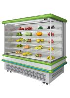 China 2.5m Supermarket Multi Deck Open Chiller with Dynamic Fan Cooling and Auto Defrost for Wall Display Fridge for sale