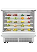 China 2.5m Supermarket Multi Deck Open Chiller with Dynamic Fan Cooling and Auto Defrost for Wall Display Fridge for sale