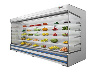 China 4 Shelf Open Air Cooler Beverage Display Commercial Refrigerator GHF-3000R for sale