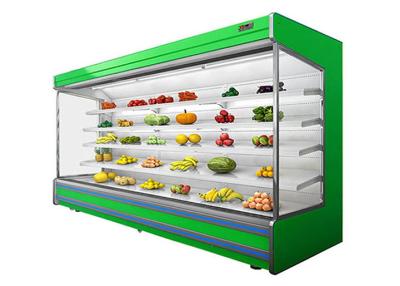China Split Compressor Juice Fruit Air Cooler Beverage Display Refrigerator for sale