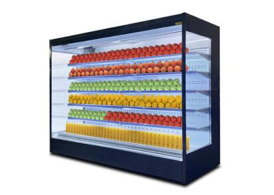China 4 Layers Shelves Supermarket Open Display Chiller For Merchandiser for sale