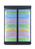 China Fan Cooling Commercial Display Chiller Automatic Defrost With Swing Doors for sale