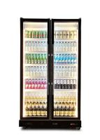 China Commercial 1130L Two Door Refrigerator Wine And Beverage Coolers for sale