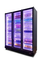 China R404a Commerce Beer Chiller Cabinets Vertical Showcase Fridge For Beverage for sale