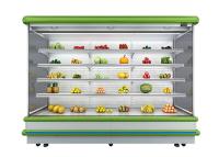 China Open Front Automatic Defrost Air Curtain Merchandiser Display Multi Deck Chiller for sale