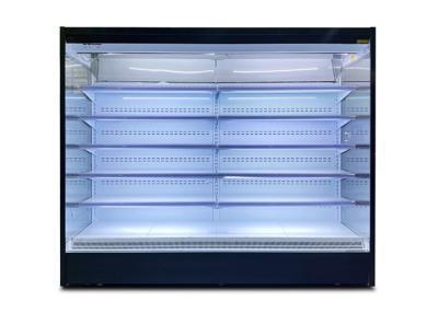 China Air Cooling Commercial Display Freezer Multi Layer Right Angle Open Refrigerator for sale