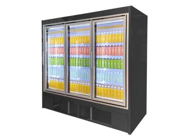 China Store Retail Multideck Display Fridge With Doors Upright for sale