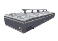 China 2.5 Meter Length Commercial Display Freezer Ice Cream Showcase for sale