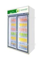 China Engine On The Top Inverter Cool Drinks Display Chiller With LED for sale