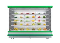 China Hypermarket Open Commercial Display Freezer For Meat Ventilate Cooling for sale