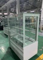 China 3 Layers Glass Bakery Cake Shop Display Showcase Freezer For Bread for sale