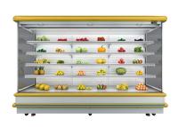 China European Style Multideck Open Chiller R404a 2831L Vegetable Display Freezer for sale