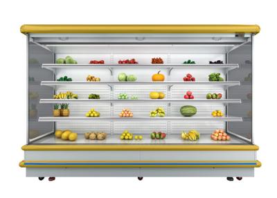 China European Style Multideck Open Chiller R404a 2831L Vegetable Display Freezer for sale