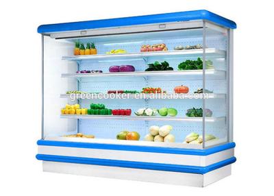 China 2332L R22 Open Display Chiller Cooling Equipment Defrost Free for sale