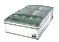 China Austomatic Defrost Supermarket Island Freezer Large Capacity Top Deep Combine Chiller for sale