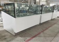 China Commercial 16-Pan Ice Cream Display Freezer with Sliding Glass Door and Danfoss Compressor for sale