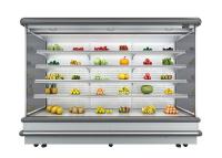 China 4 Adjustable Layers Supermarket Display Chiller Commercial Refrigerator For Vegetable for sale