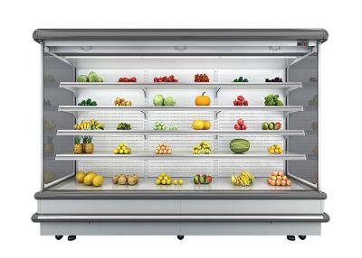 China 4 Adjustable Layers Supermarket Display Chiller Commercial Refrigerator For Vegetable for sale