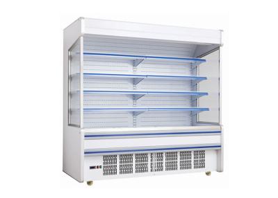 China Grocery Multideck Cold Drink Vegetable Display Fridge Open Chiller for sale